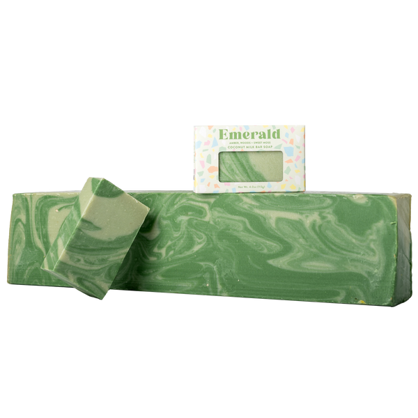 Emerald Coconut Milk Bar Soap – Nicole Brayden Gifts
