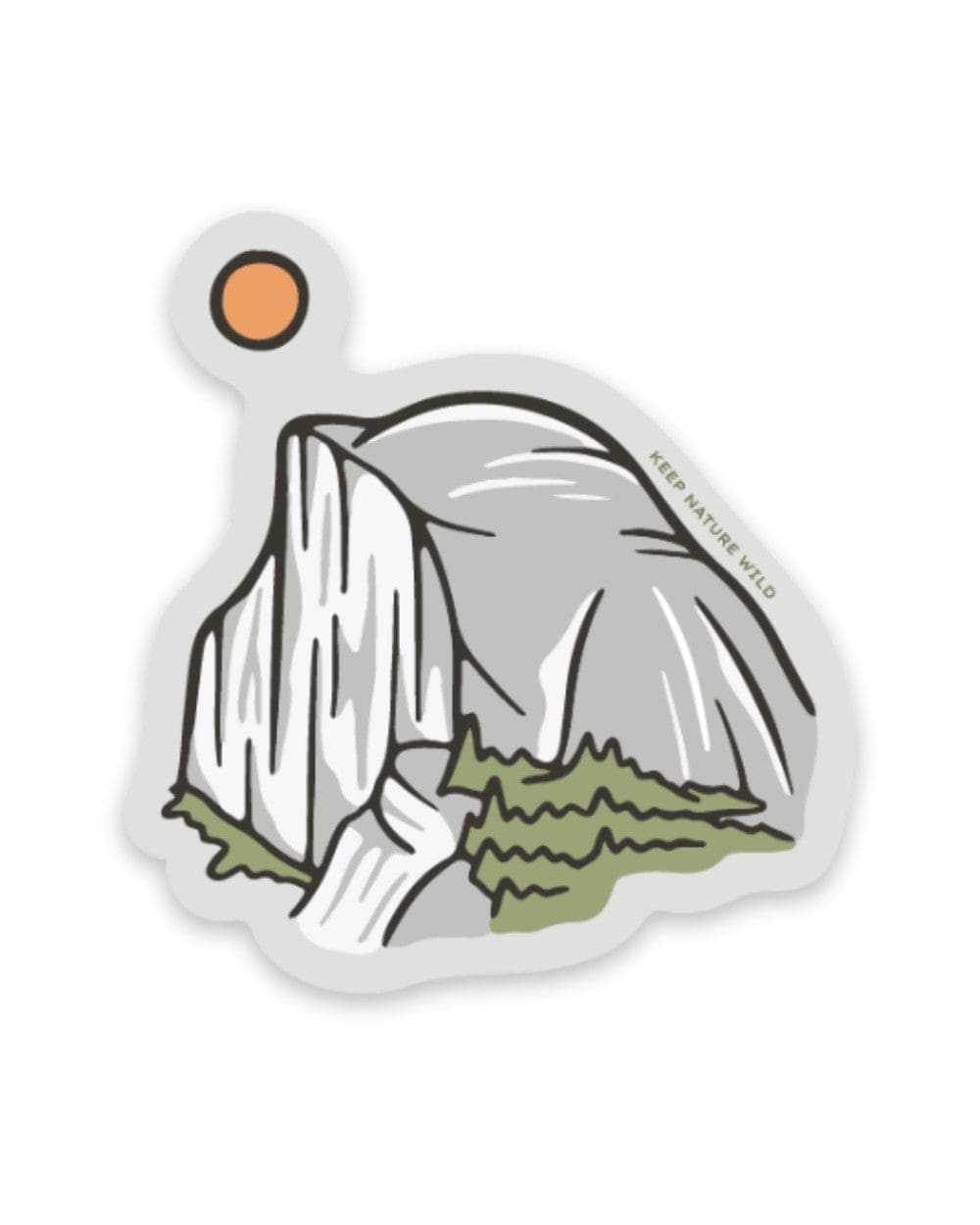 Half Dome Sticker | Keep Nature Wild