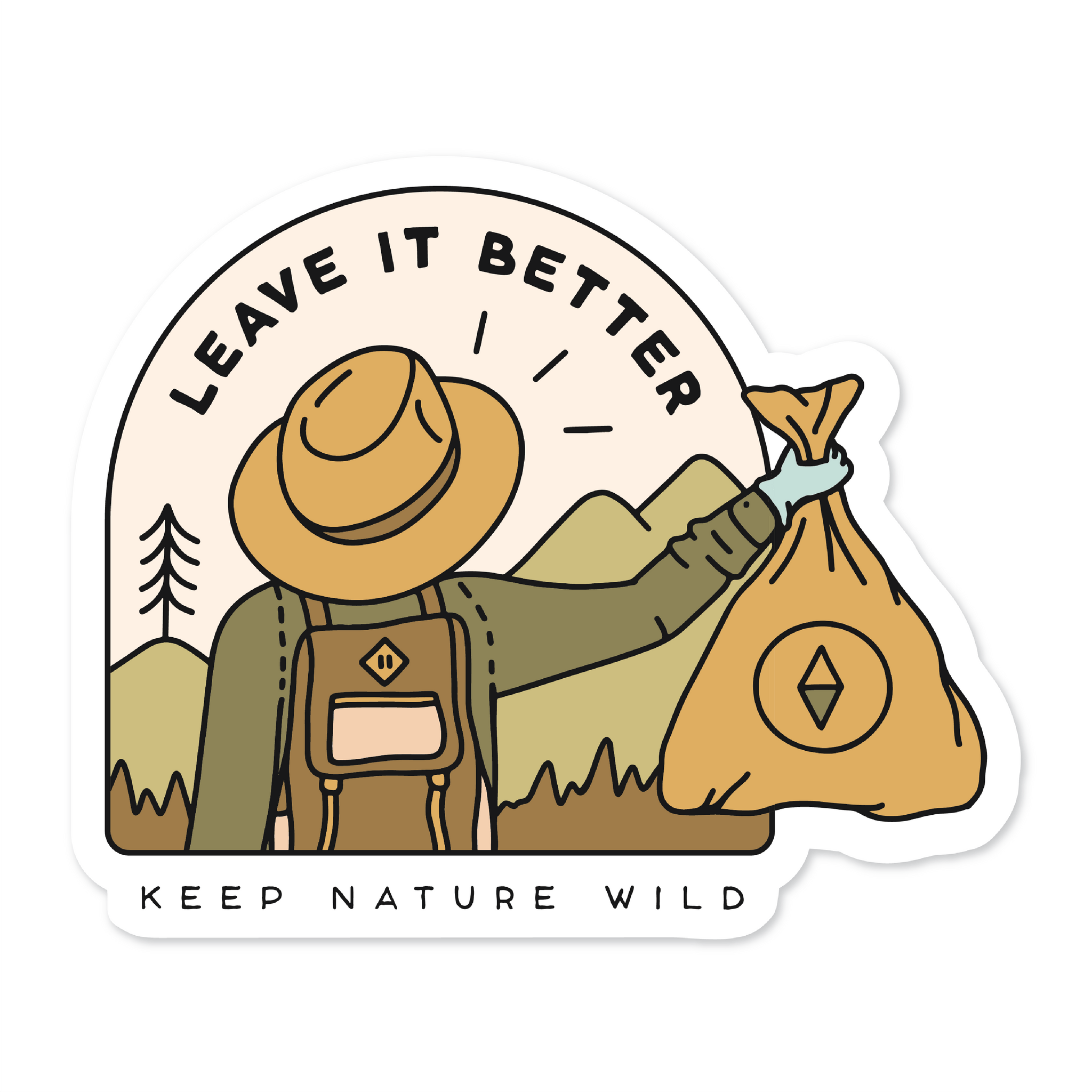 Wild Keeper Cleanup Sticker