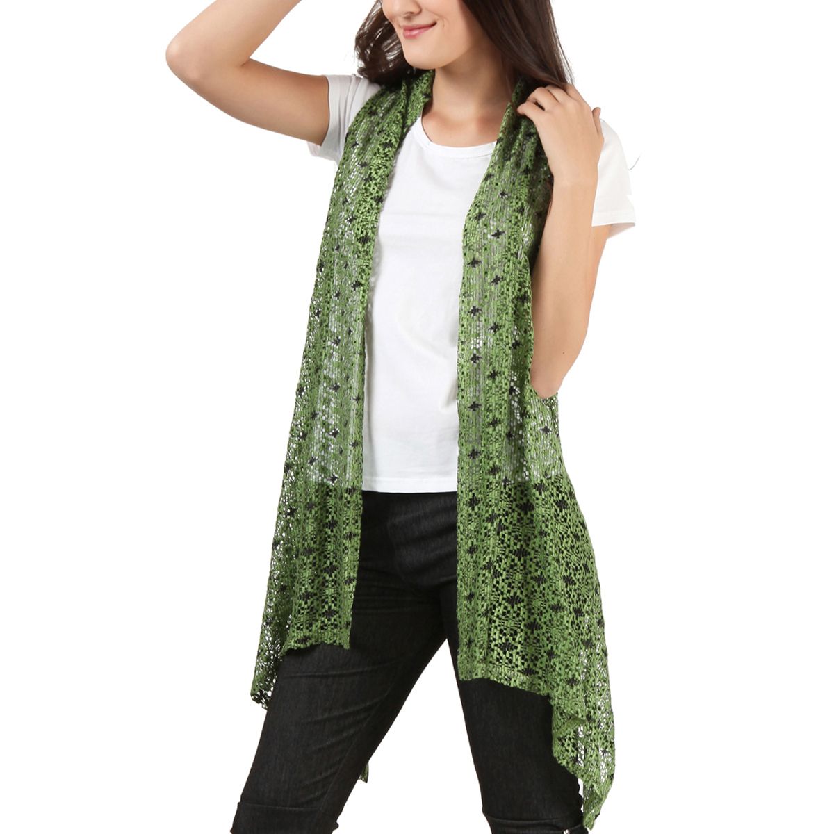Green Sleeveless Dutch Wrap – Nicole Brayden Gifts